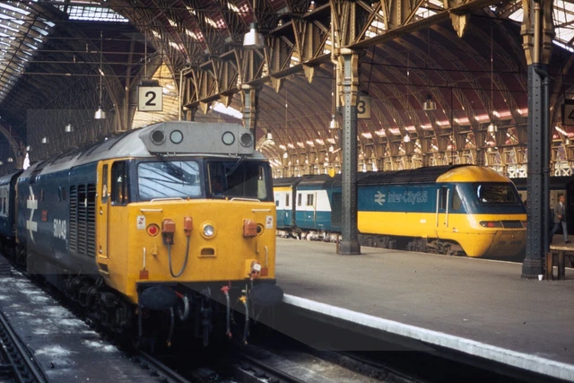 ORIGINAL AGFACHROME 35MM Slide London Paddington Class 50 50049 HST ...