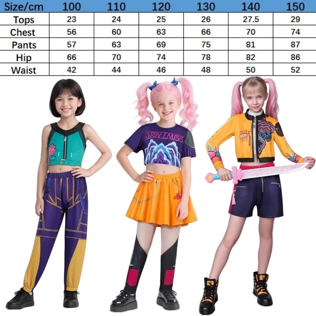 2025 KPOP DEMON hunters Rumi Cosplay Costume Mira Zoe Halloween ...