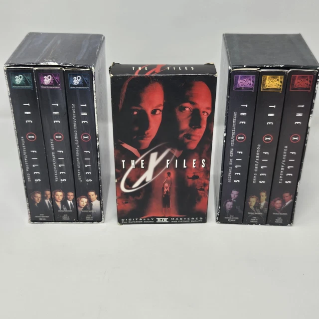 2 SETS OF 3 - The X-FILES VHS Tapes Box Sets And The X-Files Movie ...