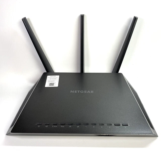 NETGEAR NIGHTHAWK AC1900 Smart WiFi Router, Model R7000 w/ Adapter ...