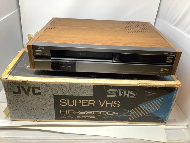 JVC HR-S8000U SUPER VHS Video Cassette Recorder S-VHS VINTAGE VCR VHS ...