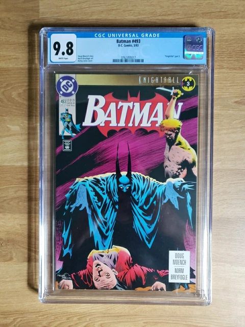 BATMAN #493 CGC GRADE 9.8 - GRADE SUPÉRIEUR - Knightfall pt. 3 ...