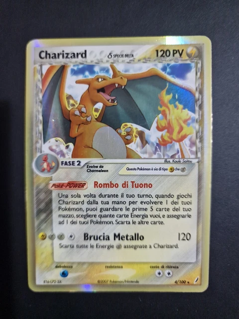CARTA POKÉMON CHARIZARD - 4/100 - Delta Species - EX Crystal Guardians ...