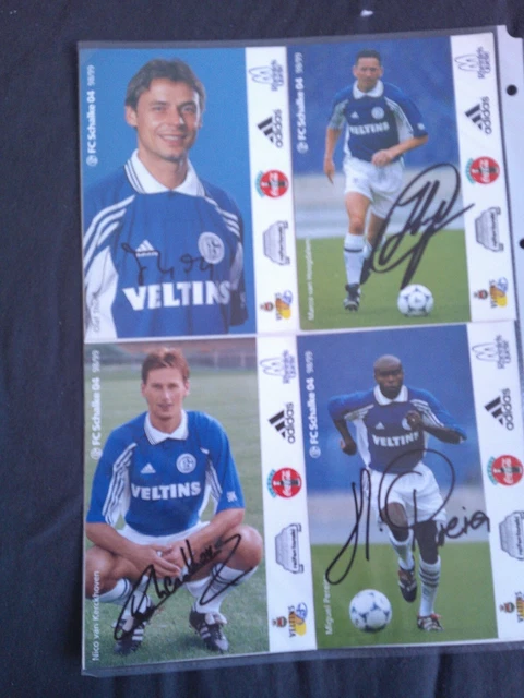 ORIGINAL SIGNIERTER AUTOGRAMMKARTENSATZ Schelke 98/99 EUR 12,50 ...