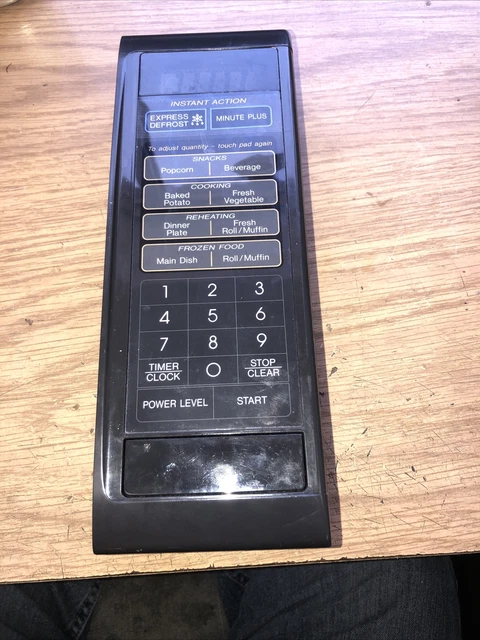 SHARP R-2A55 MICROWAVE PART: Control Panel $24.95 - PicClick