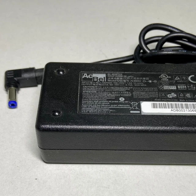 ACBEL ADB002 90W Ac/Dc Power Supply Adapter 19V 4.74A $25.90 - PicClick AU