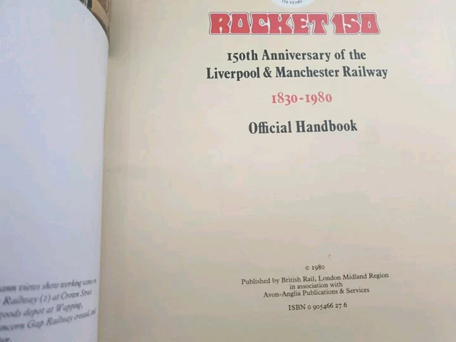 ROCKET 150, 150TH anniversary of the Liverpool and Manchester Railway £ ...