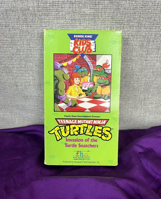 TEENAGE MUTANT NINJA Turtles Vhs Tape Tape Tape Tape Tape Tape Ninja ...