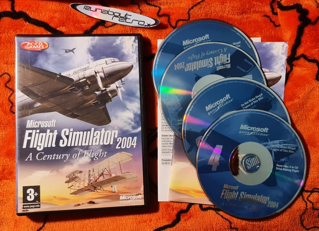 MICROSOFT FLIGHT SIMULATOR 2004 A Century of Flight PC CD Game Windows ...