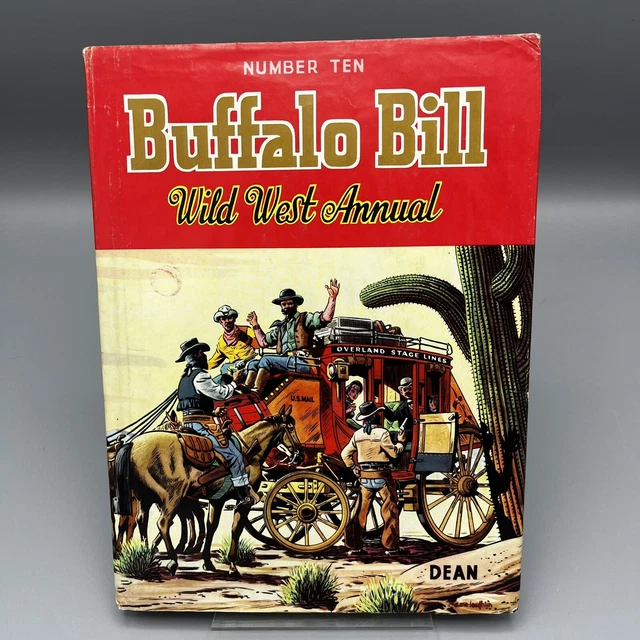 BUFFALO BILL WILD West Annual Number 10 Dean Hardback Book Dust Jacket ...