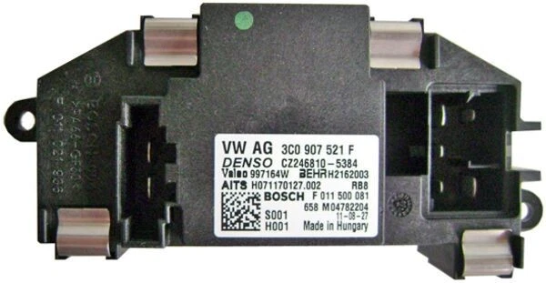 HEATER / BLOWER Resistor fits VW Regulator Rheostat Mahle 3C0907521D ...
