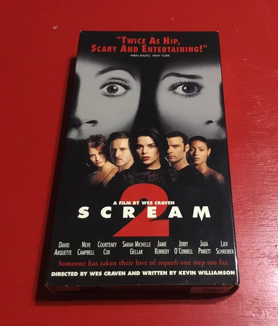 SCREAM 2 VHS Horror Slasher Wes Craven David Arquette Neve Campbell Dimension EUR 5,56 - PicClick FR