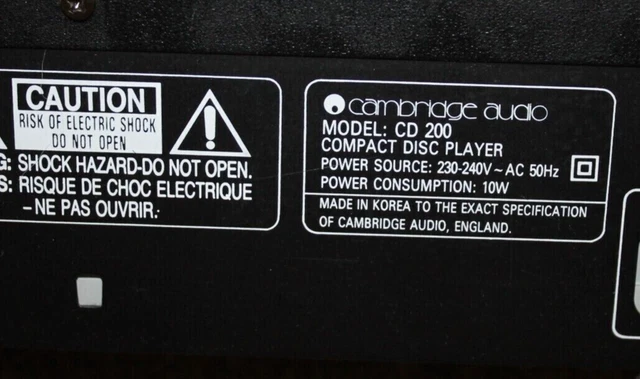 LOADING BELT FOR CAMBRIDGE Audio CD200 & AZUR 640C D300SE D500SE CD ...