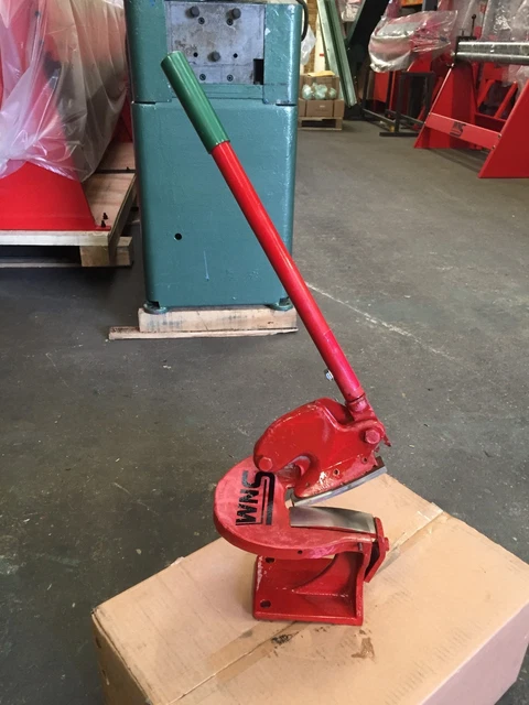 WNS SHEET METAL Throatless Shear Curved Blade Cropper Cutter Guillotine ...