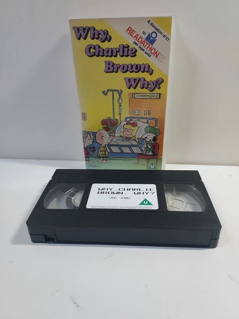 CHARLIE BROWN - Why, Charlie Brown, Why? Children's (VHS) Video. £5.99 ...