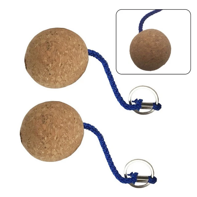 ATTACH YOUR KEYS to the Floating Cork Ball Keychain for Water Security ...