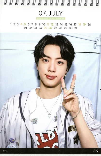 KALENDER 2026 BTS JIN Ware Schreibtisch Fotobuch 2027 2 Jahre ...