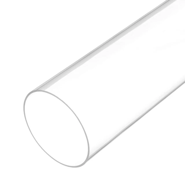 PLASTIC PIPE RIGID Polycarbonate Round Tube Clear- 86x90x300mm, 1 Pcs ...