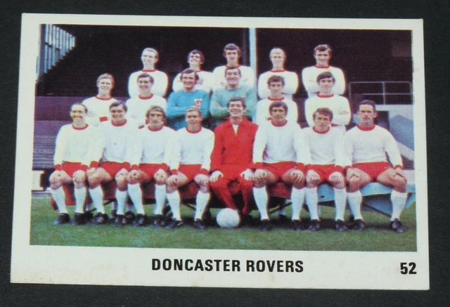 #52 DONCASTER ROVERS Donny Vikings Football Card Sun Angleterre England ...