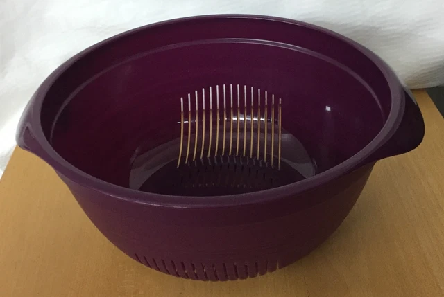 TUPPERWARE COMBI PLUS Sieb 3,5 Liter, brombeerfarben EUR 17,90 ...