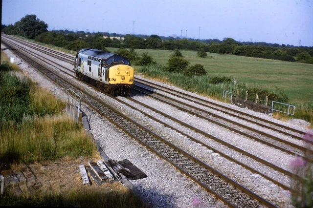35MM ORIGINAL COLOUR Rail Slide BR Class 37 37902 at St Brides 25.07.95 ...