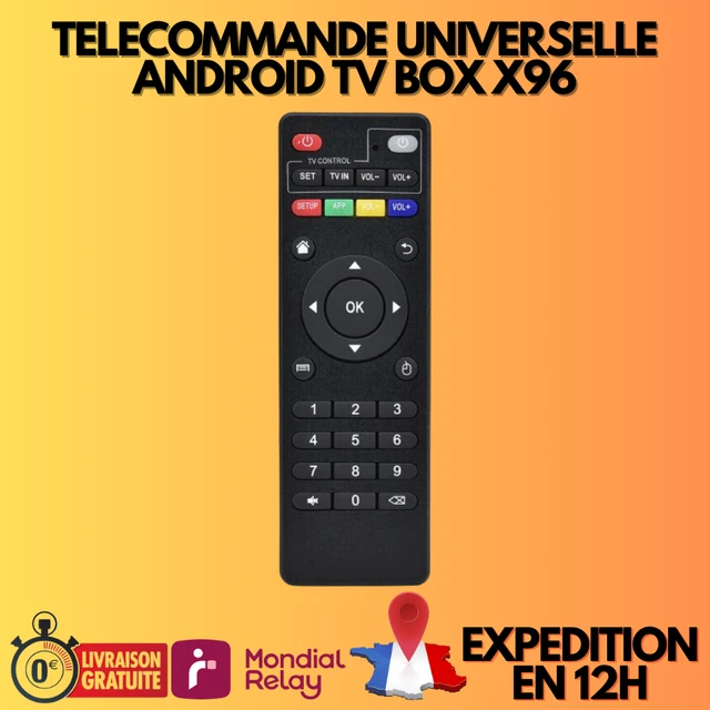TÉLÉCOMMANDE UNIVERSELLE TV Pour MXQ PRO 4K Android TV Box X96 T95M T95N H96 EUR 8,90 - PicClick FR