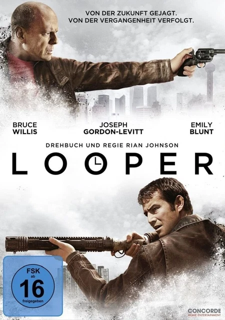 LOOPER (DVD) BRUCE Willis Joseph Gordon-Levitt Emily Blunt Paul Dano ...