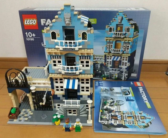 HIGHLY RARE [PRE-OWNED] LEGO Modular Factory 10190 Market Street £1,758 ...