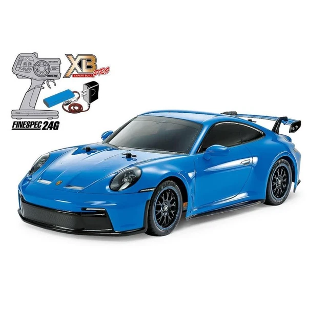 TAMIYA 1/10 XB Porsche 911 GT3 992 RC Car Painted RTR 57937 Blue Ready ...