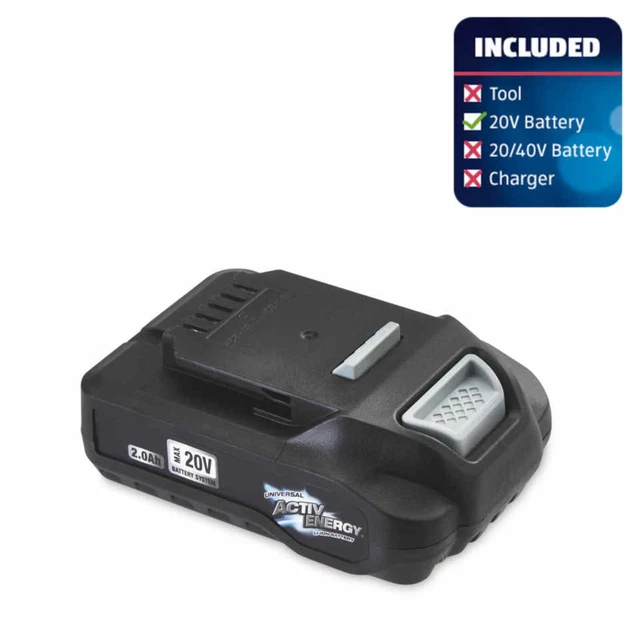 FERREX ACTIV ENERGY 20V 2Ah Battery Li-Ion For Ferrex 20v Power Tools ...