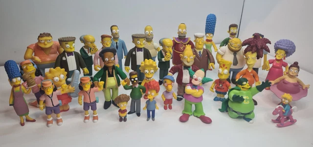 THE SIMPSONS PLAYMATES Interactive Action Figures 33 Piece Bundle ...