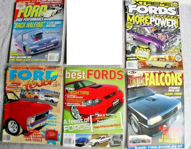 FORD AUSTRALIAN MUSCLE Cars Supercar Magazines & Posters Bathurst ...