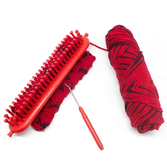 SHAWL MAKER WITH Hook Needle Knitting Loom Set 26cm Long For Scarf ...