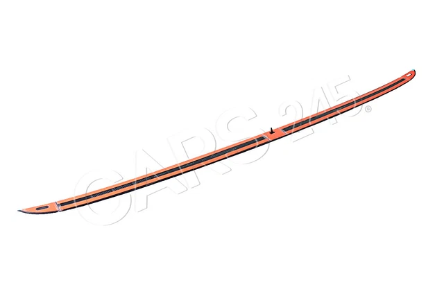 ORIGINAL PORSCHE ZIERLEISTE für Heckklappe unten schwarz 95851295501041 ...