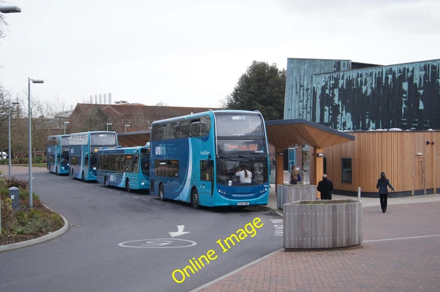 PHOTO 12X8 UNIVERSITY bus stop Southampton The campus is well served by ...