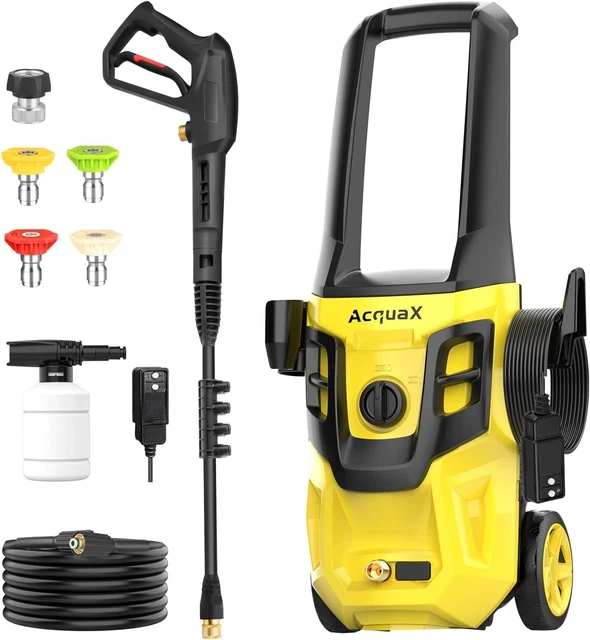 ELECTRIC PRESSURE WASHER 4000 PSI 2.5 GPM Electric Power Washer with 4 ...