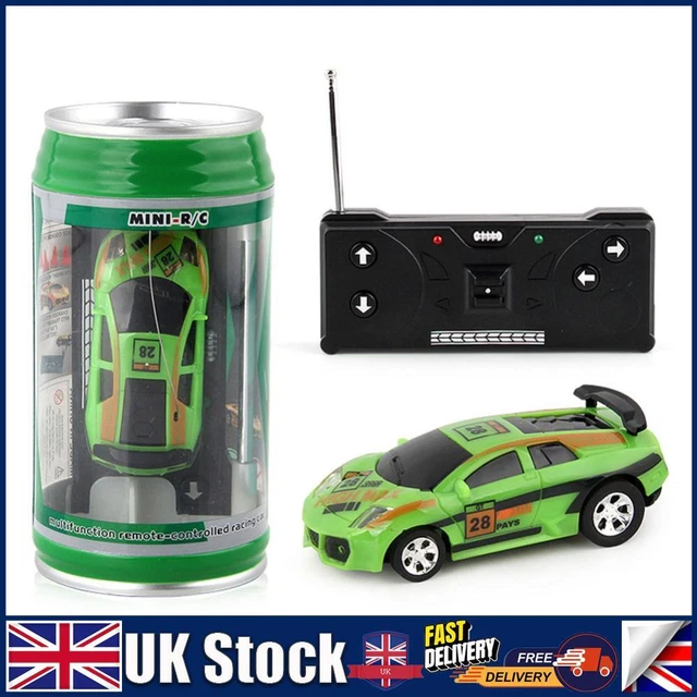 COKE CAN MINI Cans RC Car with Roadblocks Plastic RC Car Car Model for ...