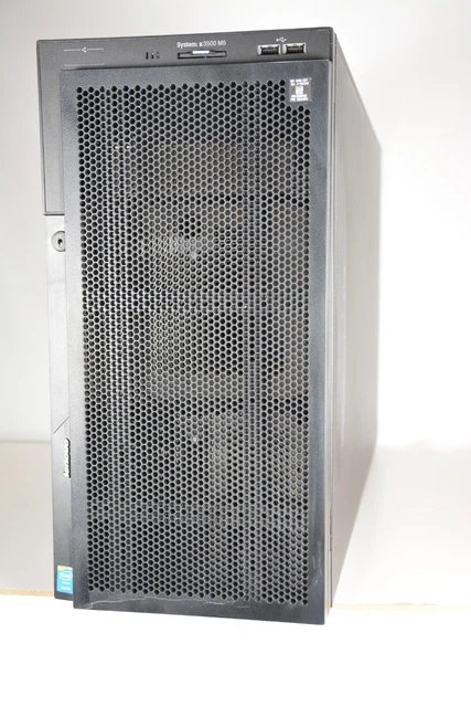 LENOVO IBM SYSTEM X3500 M5 Tower Server 2xE5-2699 V3 2.30GHz 256GB 4x1 ...