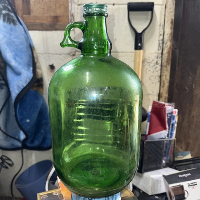 VINTAGE SPRITE ONE Gallon Soda Fountain Syrup Glass Jug. $12.00 - PicClick