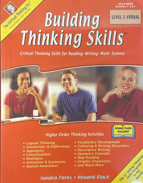 CRITICAL THINKING COMPANY Building Thinking Skills Level 3 partially ...