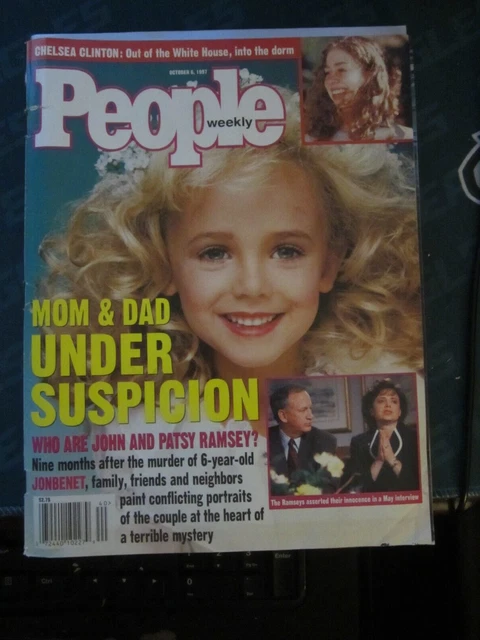 PEOPLE MAGAZINE OCTOBER 1997 JonBenet Ramsey Mom Dad Under Suspicion No ...