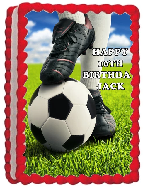 FOOTBALL BOOTS A4 PREMIUM Edible ICING Cake Topper DECORATION D7 £10.47 ...