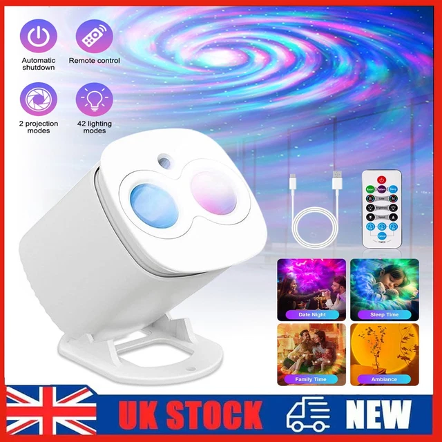 LED PROJECTOR GALAXY Starry Sky Night Light Nebula Space Ocean Lamp ...