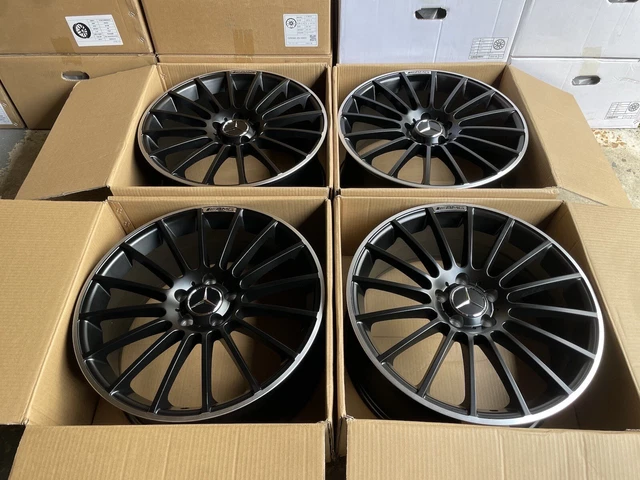 X4 19& C63 ALUFELGEN SCHWARZ SERIE MERCEDES C KLASSE W204 C63 FELGEN AMG 5x112 EUR 813,02 ...