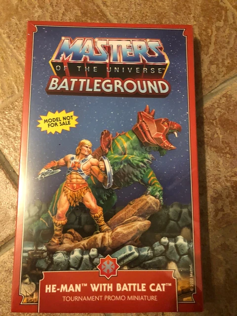 MASTERS OF THE Universe Battleground He-Man with Battle Cat Tournament ...