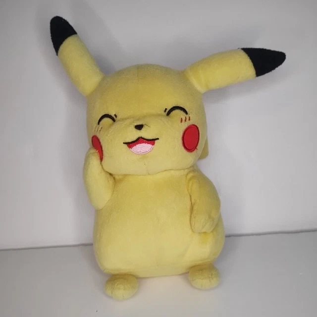 TOMY PIKACHU PLUSH Eyes Closed Happy Pokemon £12.99 - PicClick UK