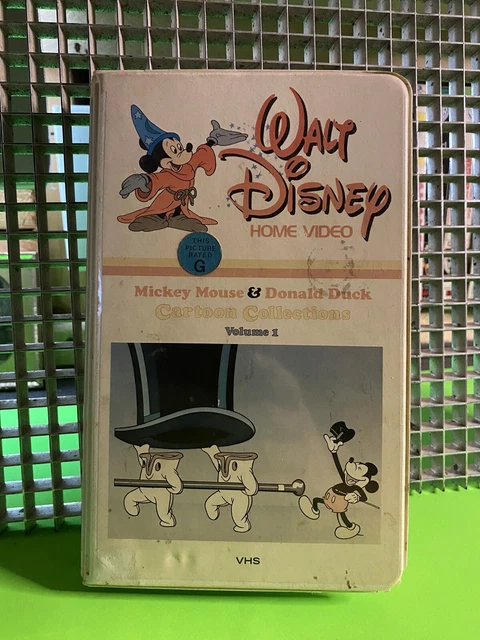 Walt Disney Mickey Mouse And Donald Duck Cartoon Collection Vol 1 Vhs 7287