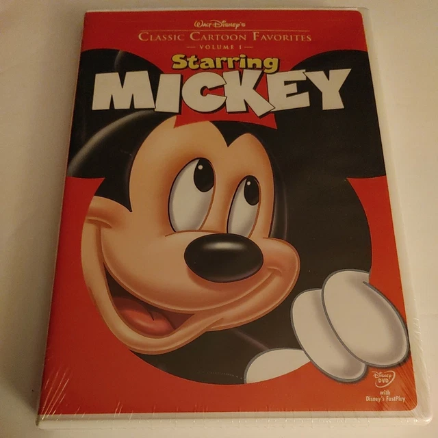WALT DISNEYS CLASSIC Cartoon Favorites Starring Mickey (DVD, 2005) New ...