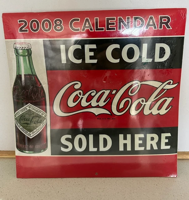 COCA COLA CALENDAR--COCA Cola Vintage Pictures Each Month 2008 EUR 0,30 ...