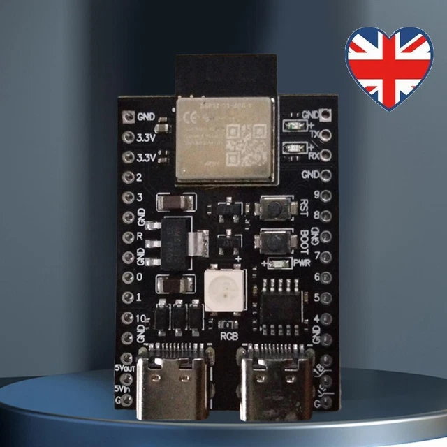 ESP32/ ESP32-S3/ESP32-C3 DEVELOPMENT Board Dual Type-C (ESP32-C3) £7.67 - PicClick UK